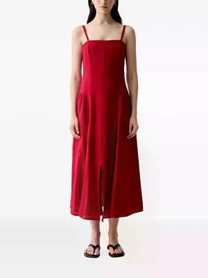HOSS INTROPIA Ailin Midi Dress With Crochet Trim