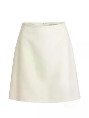 Ermanno Scervino A-line Wool Mini Skirt - White