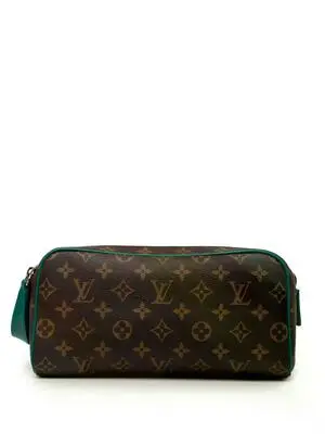 LOUIS VUITTON 2021-2026 Monogram Macassar Dopp Kit Vanity Bag