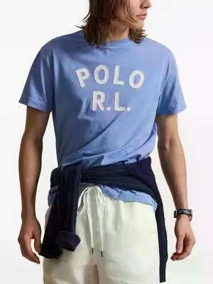Polo Ralph Lauren Logo-print Cotton T-shirt - Blue