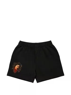 MELT Graphic-print Cotton Shorts