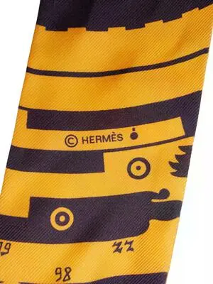 Hermès 2010-2018 Astrologie A Pois Silk Twilly Scarf Scarves