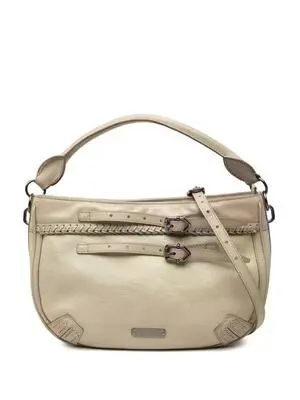 Burberry 2000-2017 Small Bicolor Leather Waltham Satchel - Brown