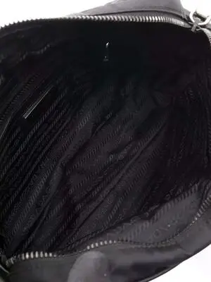 Prada Saffiano Trimmed Tessuto Camera Bag
