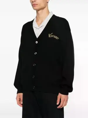 Kenzo Beaded Tiger-motif Cardigan