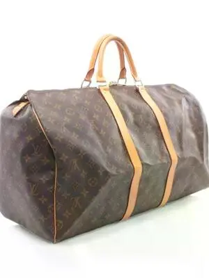 LOUIS VUITTON 2000 55 Keepall Boston Monogram Luggage Bag