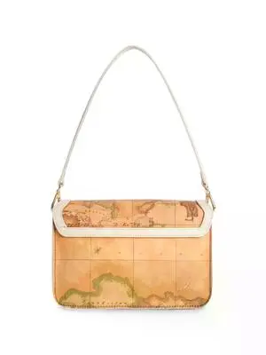 ALVIERO MARTINI 1° CLASSE Cruise Map-print Shoulder Bag - Brown