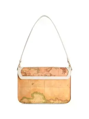 ALVIERO MARTINI 1° CLASSE Geo Classic Map Print Shoulder Bag