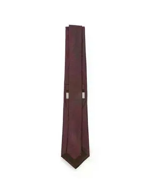Canali Micro-pattern Silk Tie