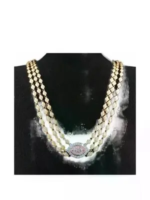 HYT JEWELRY Diamond Multi-strand Necklace - Gold
