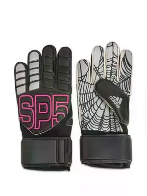 Adidas Sp5der Logo-print Goalkeeper Gloves - Black