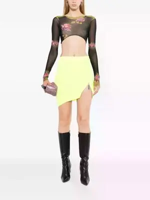 Gcds Asymmetric Knitted Skirt