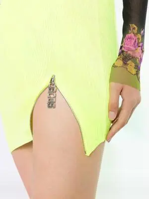 Gcds Asymmetric Knitted Skirt