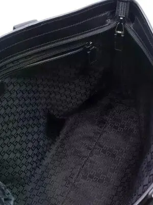 Gucci 2000s Canvas Leather Tote Bag