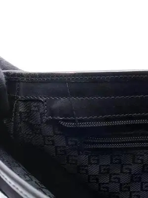 Gucci 2000s Canvas Leather Tote Bag