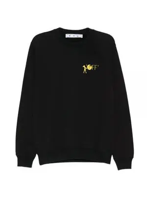 Off-White Logo-print Sweatshirt - Black