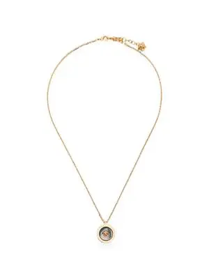 Versace Medusa Greca-detail Necklace - Gold