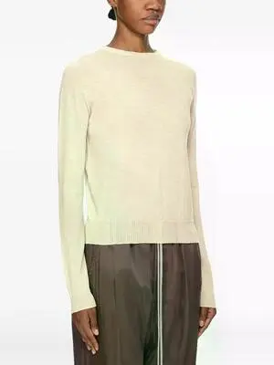 Rick Owens Ribbed-trim Fine Knit Sweater
