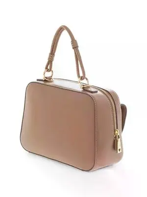 Moschino Logo-plaque Top-handle Tote Bag - Brown