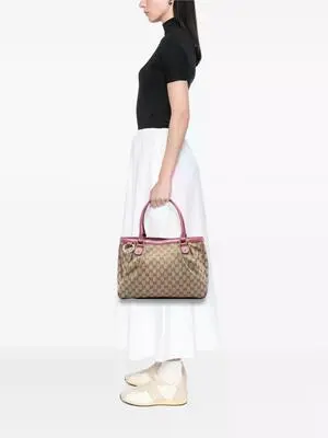 Gucci 2016-2026 Gg Canvas Sukey Tote Bag - Pink