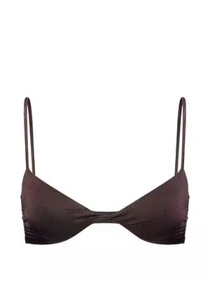 SALT & WAVE Twist-detail Bikini Top