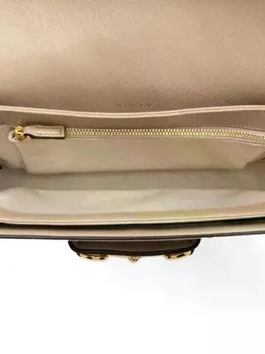 Gucci 1955 Horsebit Gg Supreme Shoulder Bag - Neutrals