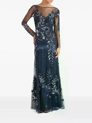 TEMPERLEY LONDON Lavinia Embellished Floral Maxi Dress