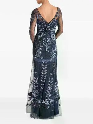TEMPERLEY LONDON Lavinia Embellished Floral Maxi Dress