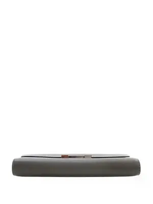 Hermès 2024 Epsom Constance Long To Go Wallet Crossbody Bag - Grey
