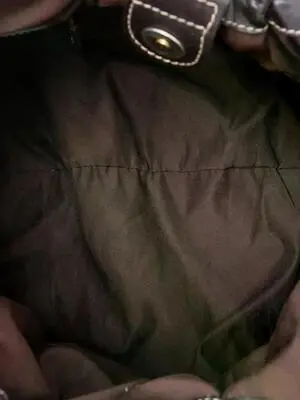 Gucci Gg Canvas Studded Pelham Hobo Bag