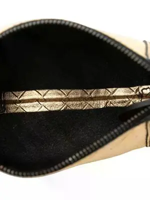 Bottega Veneta Metallic Nappa Intrecciomirage Pouch