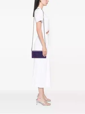 Bottega Veneta Nappa Intrecciato Continental Wallet On Chain - Purple
