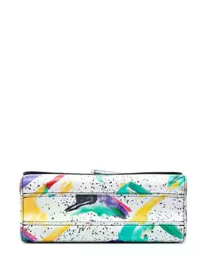 LOUIS VUITTON 2019 Leather Splash Print Twist Mm Crossbody Bag