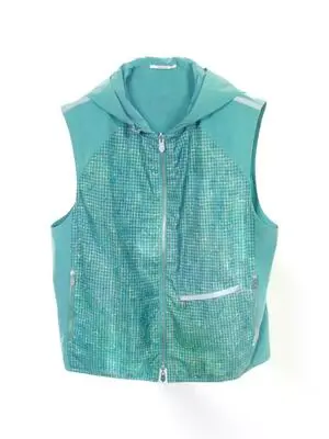 Hermès Hooded Reversible Gilet - Blue
