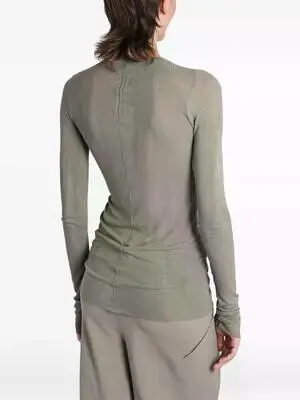 Rick Owens Ribbed Long-sleeve Sweater