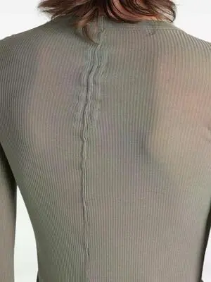 Rick Owens Ribbed Long-sleeve Sweater