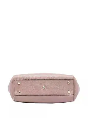 Gucci Calfskin Bamboo Shopper Satchel - Pink