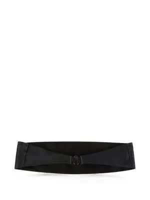 LARDINI Pleated Wool Cummerbund