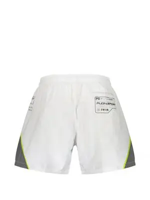 PLEIN SPORT Drawstring-waist Panelled Swim Shorts