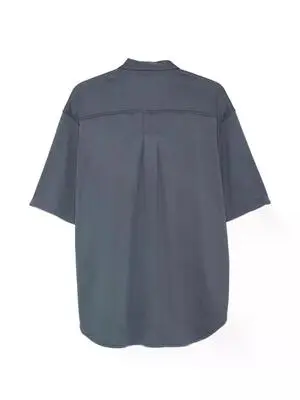 Giorgio Armani Chest-pocket Short-sleeve Shirt - Blue