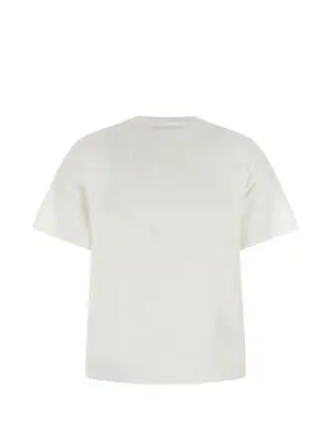 Tory Burch Flower Appliqué Crewneck T-shirt