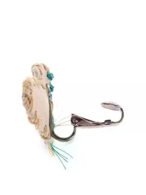 Dsquared2 Heart-shaped Leather Single Earring