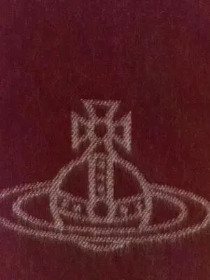 VIVIENNE WESTWOOD Orb-motif Fringed Scarf