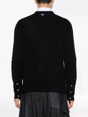 Thom Browne 4-bar Cable Knit Cardigan