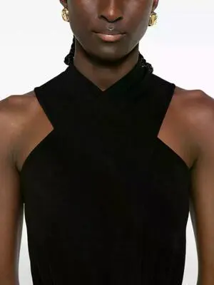Simkhai Crossover Halterneck Bodysuit