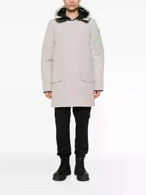 Canada Goose Hooded Logo-patch Coat