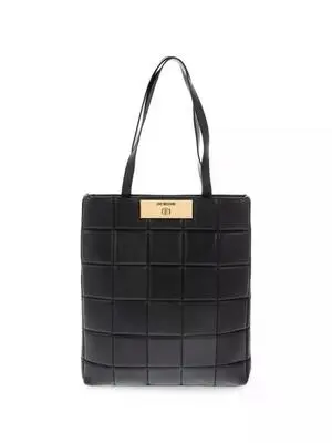Moschino Quilted Shoulder Bag - Black