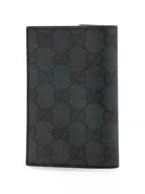 Gucci Essence Classic Gg Supreme Wallet - Black