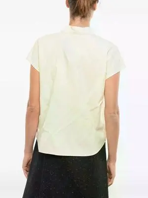 SAMSOE SAMSOE Sleeveless Italian Collar Shirt