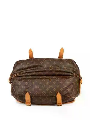 LOUIS VUITTON 1991 Saumur Monogram Canvas Shoulder Bag - Brown